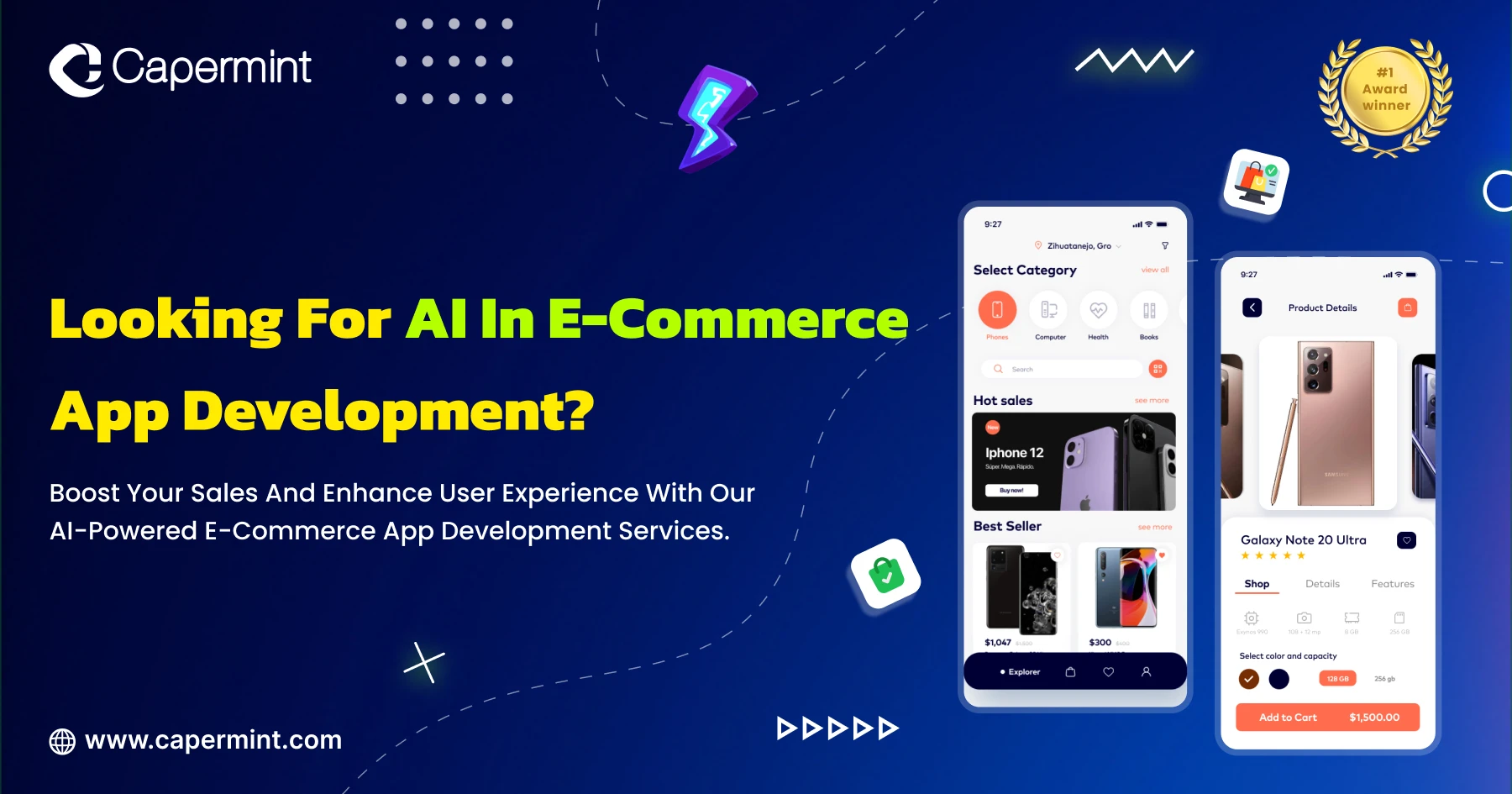 AI E-Commerce App Development | Drive Growth with Intelligent Shopping ...