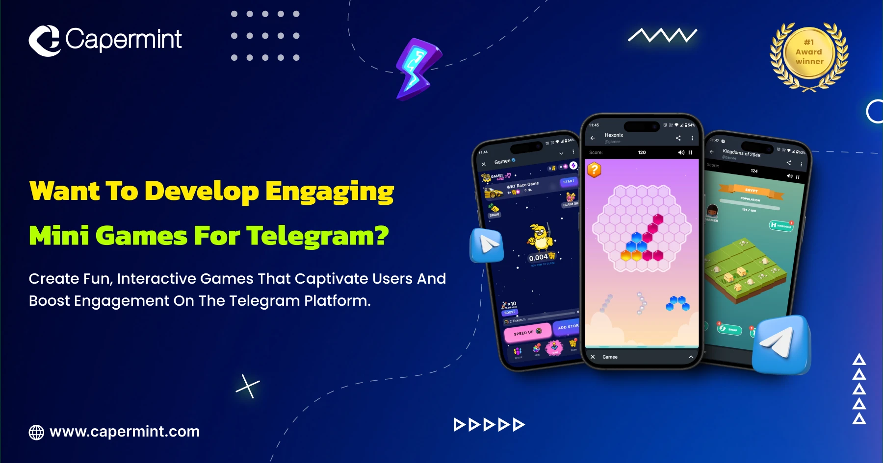 Telegram Mini Games Development - Capermint