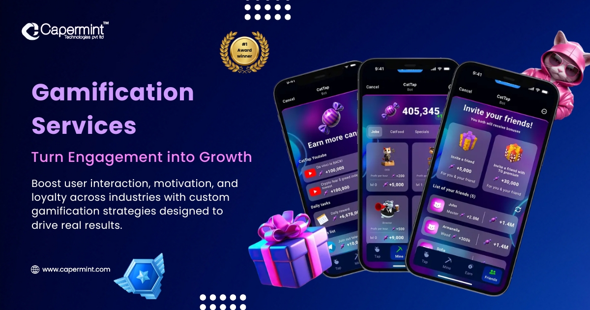 Top Gamification Development Services Provide | Custom Gamification Solutions